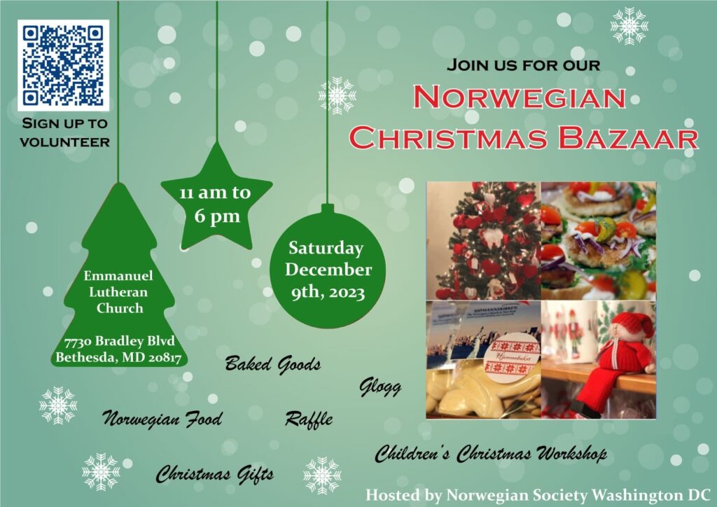 NORWEGIAN CHRISTMAS BAZAAR – Norwegian Society Washington DC